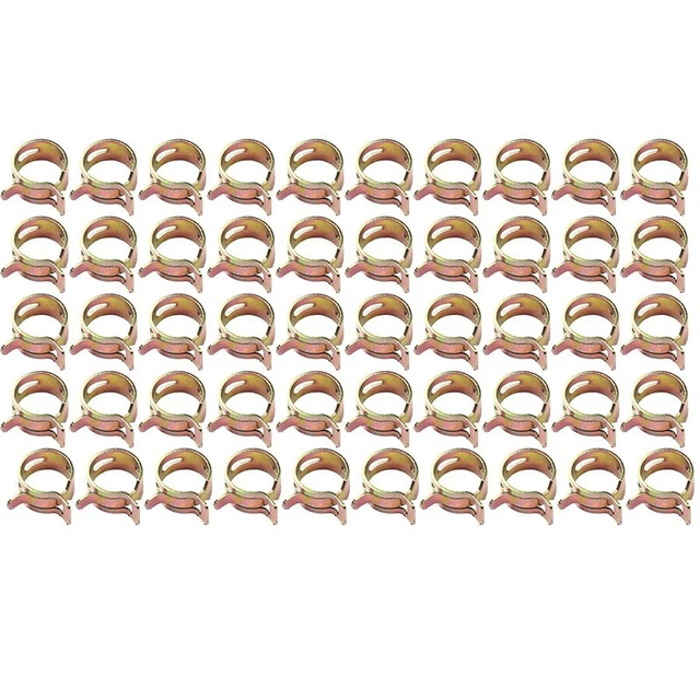 3/8 INCH 10MM Spring Steel Clip Fuel Oil Line Silicone Vacuum Hose ...