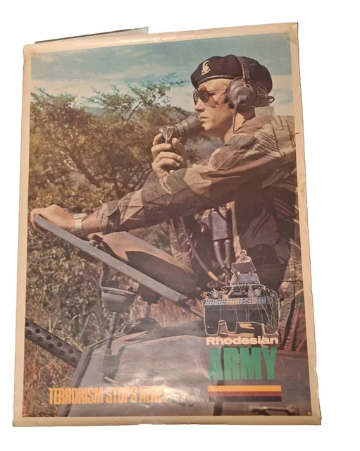 ORIGINAL RHODESIAN ARMY Recruitment Poster £165.00 - PicClick UK