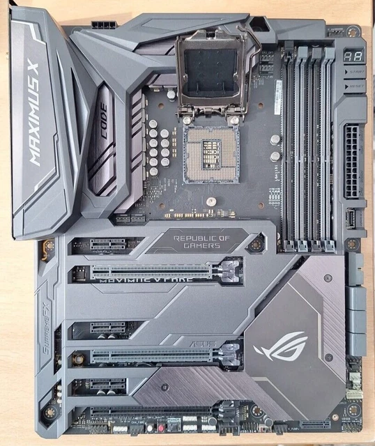 ASUS ROG MAXIMUS X Code LGA1151 Z370 Motherboard £149.99 - PicClick UK