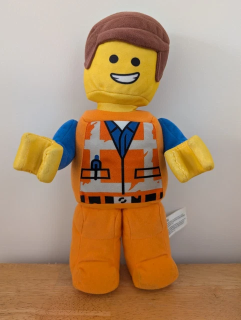 RARE 2018 LEGO Movie Emmet Brickowski Figure Soft Toy Plush 13” £19.99 ...