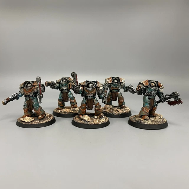 FORGE WORLD ALPHA Legion Terminator Volkite Squad Chaos Warhammer 40K ...