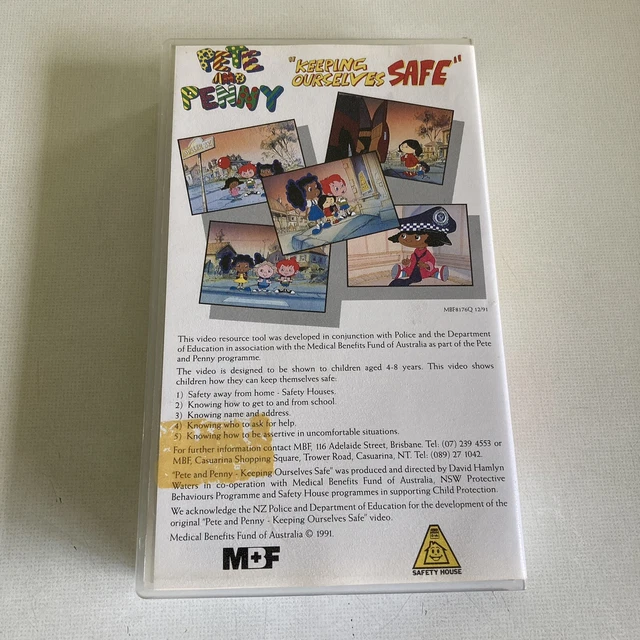 VINTAGE 90S PETE And Penny - Keeping Ourselves Safe VHS - Rare 1991 ...