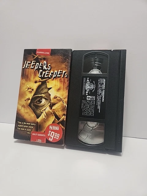 JEEPERS CREEPERS (VHS 2002) Justin Long Gina Philips Eileen Brennan ...