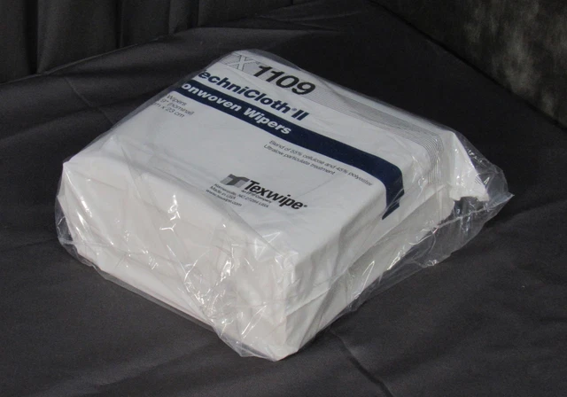 NEW TEXWIPE TX1109 TechniCloth II Non-Sterile Cleanroom Wipers; 1200 ...