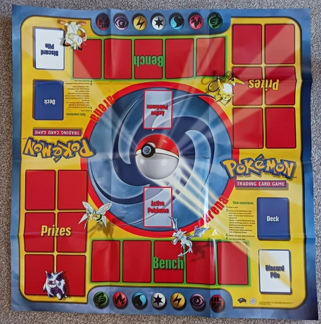 POKEMON WOTC PLAYMAT 1999 Original Vintage Play Mat | Trading Card Game ...