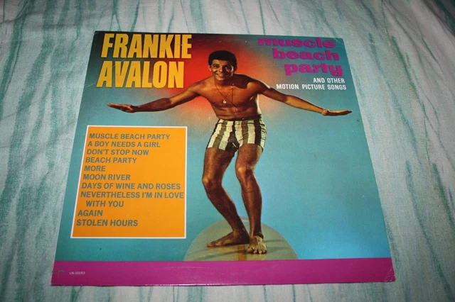 FRANKIE AVALON-MUSCLE BEACH Party-Near Mint Us Press £10.25 - PicClick UK