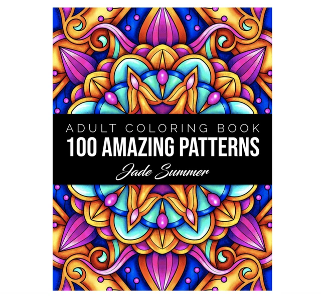 ADULT COLORING BOOK With Fun Easy Relaxing Coloring 100 Amazing ... ADULT COLORING BOOK With Fun Easy Relaxing Coloring 100 Amazing ...