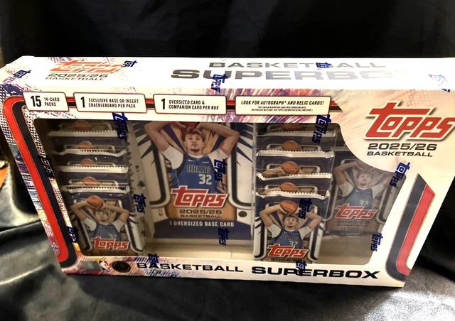 2025/26 TOPPS BASKETBALL Superbox Costco Oversized Card Cooper Flagg ...