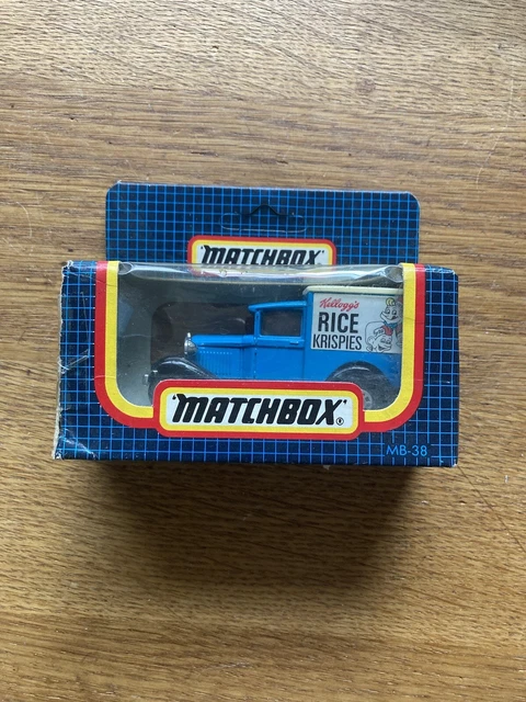 MATCHBOX 1-75 SERIES MB 38 FORD MODEL A VAN IN “ KELLOGGS RICE CRISPIES ...