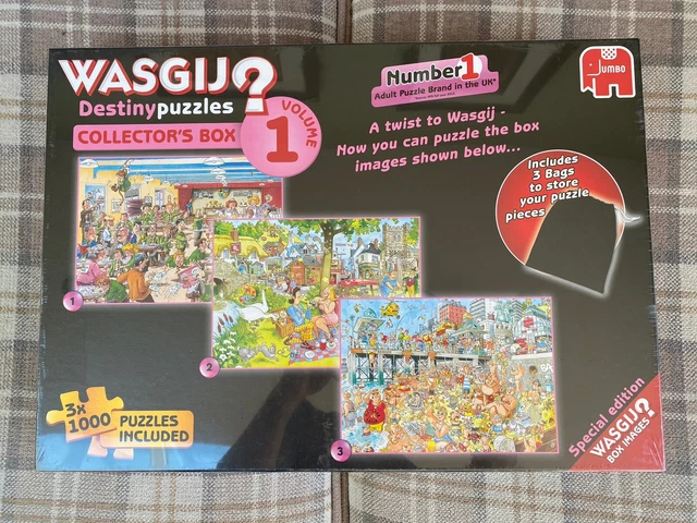 WASGIJ DESTINY PUZZLES Collectors Box Volume One 3 X 1000 Piece Jigsaw ...