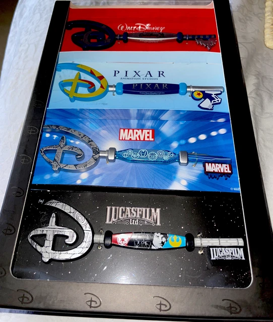 DISNEY STORE STUDIO STARTER KEY COLLECTION SET Animation Pixar Marvel ...