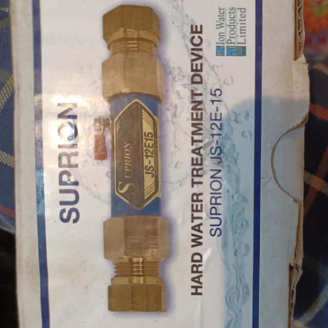 SUPRION LIMESCALE REDUCER Hard Water Treatment Device JS-12E-15 £39.99 ...