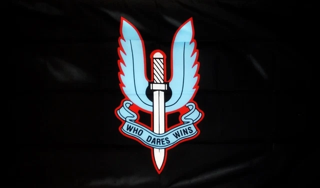 SAS SPECIAL AIR Service 5X3 Flag Military Special Forces Uk S.a.s ...