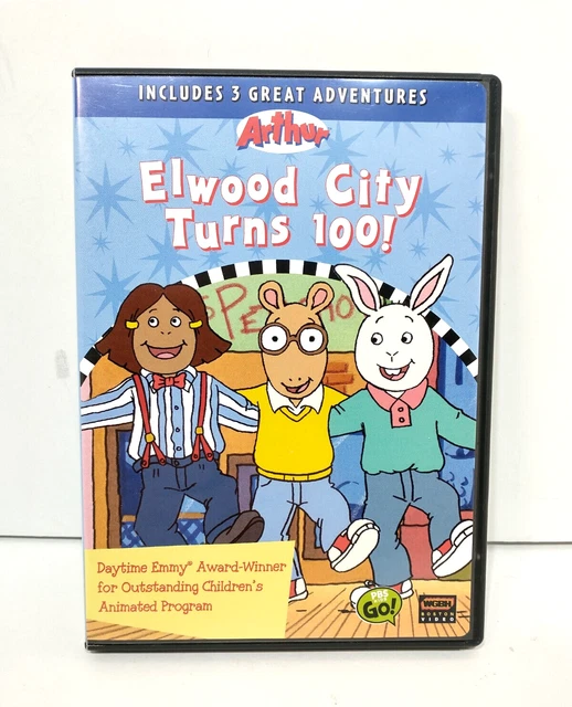 PBS KIDS ARTHUR- Elwood City Turns 100 DVD- 3 Great Adventures $24.97 ...