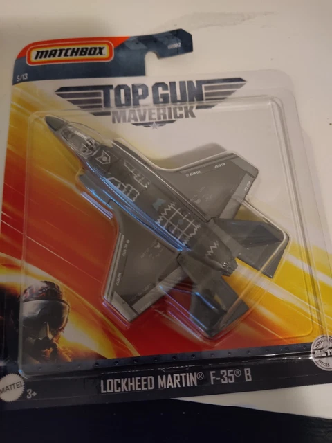 MATCHBOX SKYBUSTERS TOP Gun Maverick Lockheed Martin F-35 B Jet neuf ...
