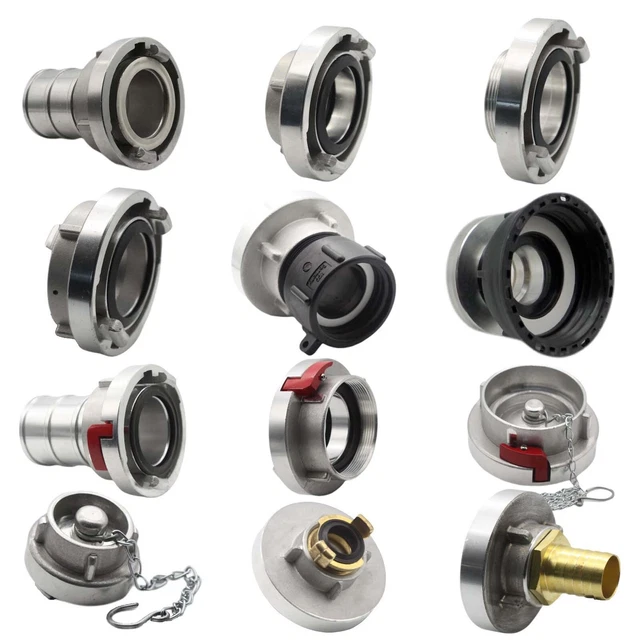 STORZ A B C D Saug Blind Fest Kupplung Reduzierung Übergangsstück 1" 2" 3" 4" EUR 10,95 ...