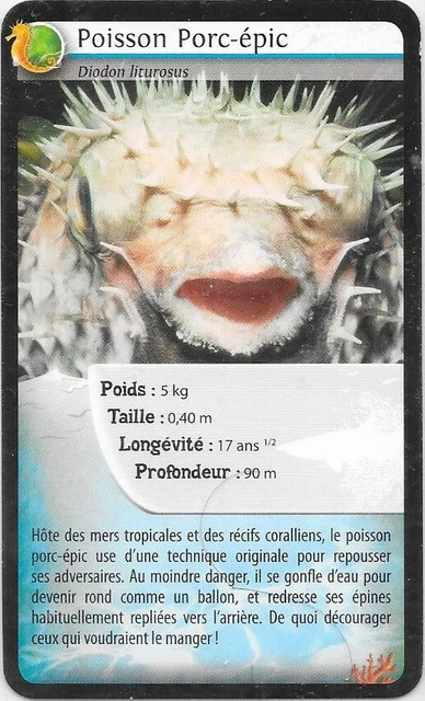 CARTE BIOVIVA! - Poisson porc épic EUR 1,50 - PicClick FR