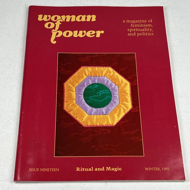 WOMAN OF POWER Magazine Issue Nineteen 1991 Feminism Spirituality Ritual Magic £15.11 - PicClick UK