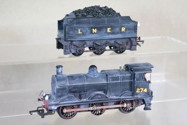 TRIANG HORNBY R251S Fumée Re Peint Lner 0-6-0 Classe 3F Locomotive 274 ...
