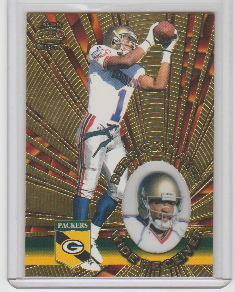 1996 PACIFIC INVINCIBLE recrue #I-54 Derrick Mayes Notre Dame, Green ...