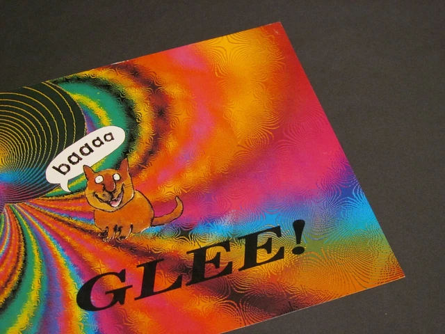GLEE! 1992 OLDSKOOL Hardcore Rave Flyer Eclipse Fantazia Dreamscape ...
