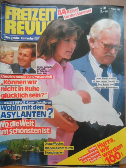 FREIZEIT REVUE 34- 14.8. 1986 Caroline Kessler-Zwillinge 25 Jahre ...