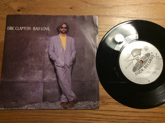 ERIC CLAPTON - Bad Love / Before You Accuse Me 7” single (vg+ to ex) 1989 EUR 3,48 - PicClick IT
