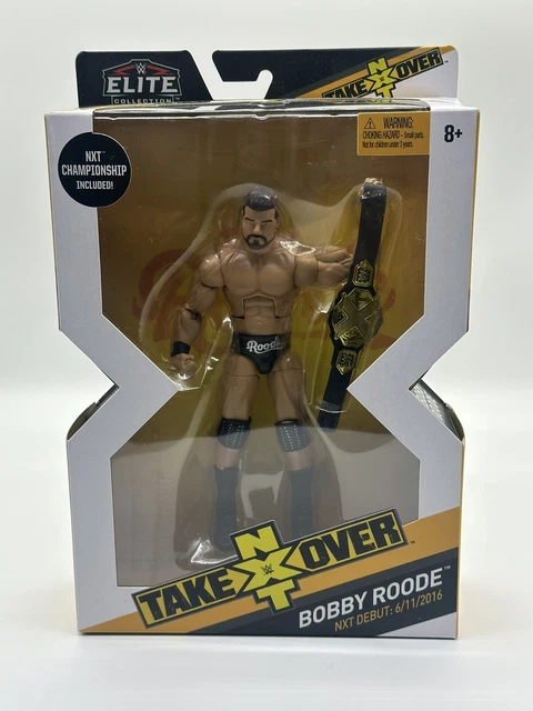 MATTEL WWE ELITE Collection Nxt Take Over Bobby Roode W/Belt Action ...