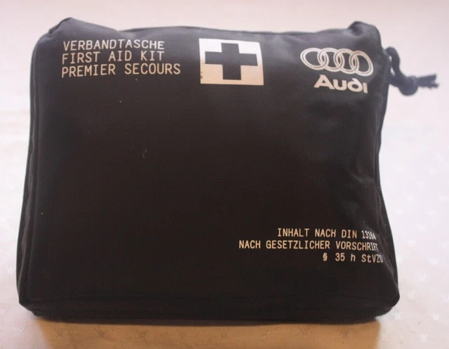 AUDI FIRST Aid Kit, Genuine, Original, Complete, Standard Equipment EUR ...