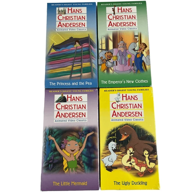 HANS CHRISTIAN ANDERSEN Animated Video Classics Set Of 4 NEW Sealed VHS ...