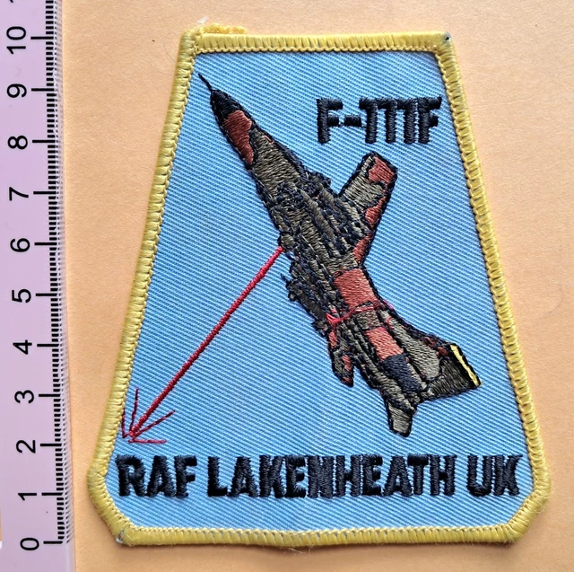 USAF PATCH 493RD Tactical Fighter Squadron F-111 RAF Lakenheath £19.99 ...