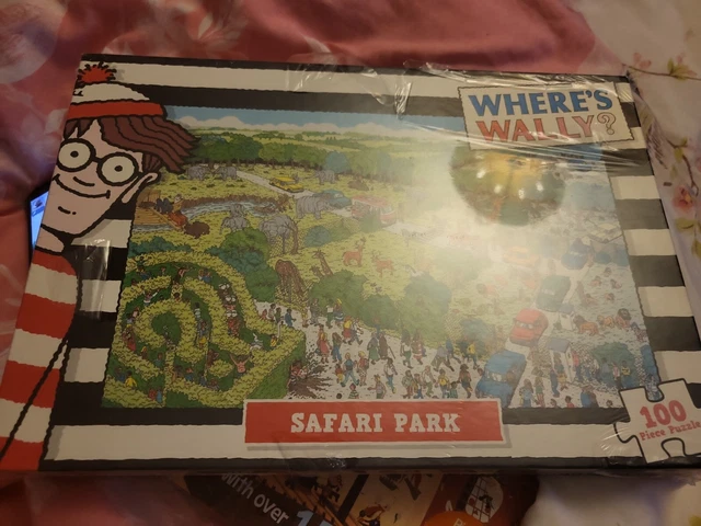 DOVE SI TROVA Wally? Puzzle Safari Park 100 pezzi giochi Paul Lamond ...
