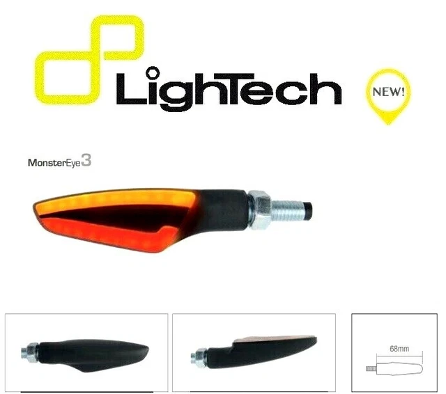 LIGHTECH PAIRE INDICATEURS Clignotants LED FRE935NER Position + Stop ...