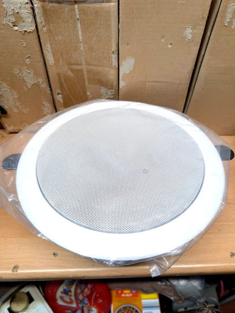 PENTON RCS 8/T a Pair x2 White Ceiling Speaker 8" Multi-Tapping 100v ...