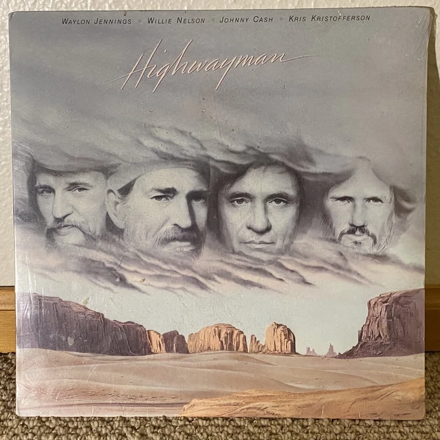 WAYLON JENNINGS WILLIE Nelson Johnny Cash Kristofferson Highwayman ...