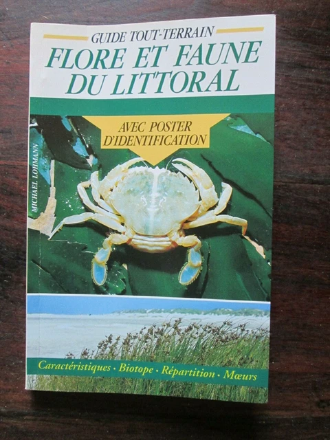 GUIDE TOUT-TERRAIN - FLORE ET FAUNE DU LITTORAL avec poster d'identification EUR 2,00 - PicClick FR