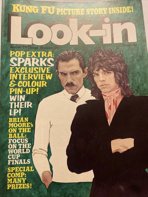 LOOK-IN MAGAZINE NO 26 SPARKS PIN UP POSTER THE TOMORROW PEOPLE, KUNG ...