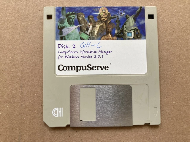 COMPUSERVE INFORMATION MANAGER for Windows Version 2.0.1 Disk 2 £10.00 ...
