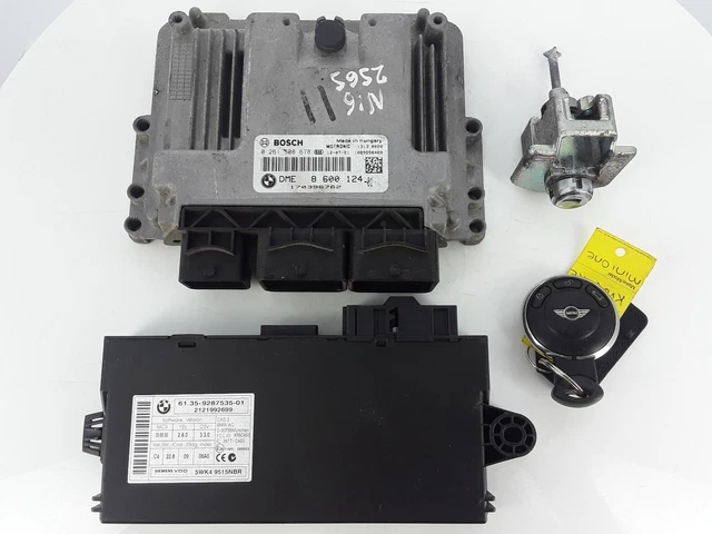 BMW MINI R57 2009-2015 ECU Kit 1 Clé DME CAS Commandes Unités 53733 ...