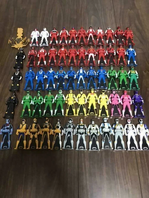 POWER RANGERS SUPER Megaforce Gokaiger Ranger Key 60p Set Bundle ...