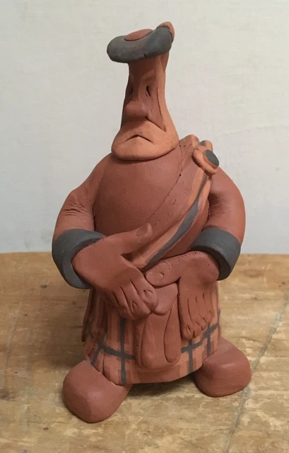 SCOTTISH ART POTTERY Figurine ‘Wee Men Of Glaur’ By Robert Coutts £15. ...