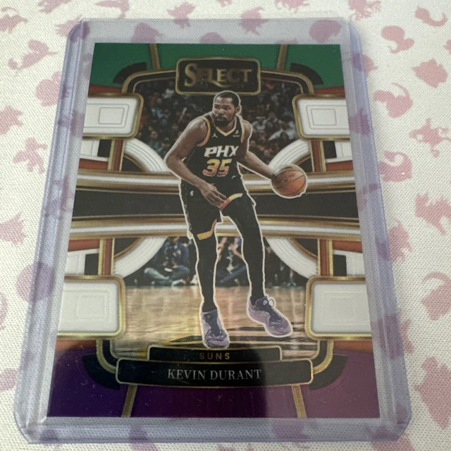 2023-24 PANINI SELECT Basketball Kevin Durant vert blanc violet Prizm ...