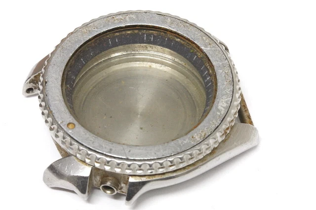 SEIKO 7002-700A DIVER case,case back, crystal,bezel, TO RESTORE -15782 ...