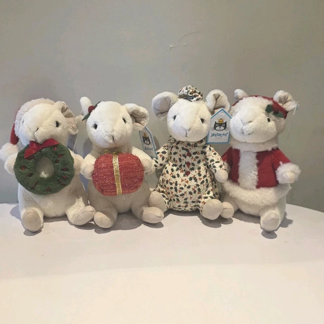 JELLYCAT MOUSE SOFT Toy ALL NEW TAGGED Christmas Bundle X 4 £250.30 ...