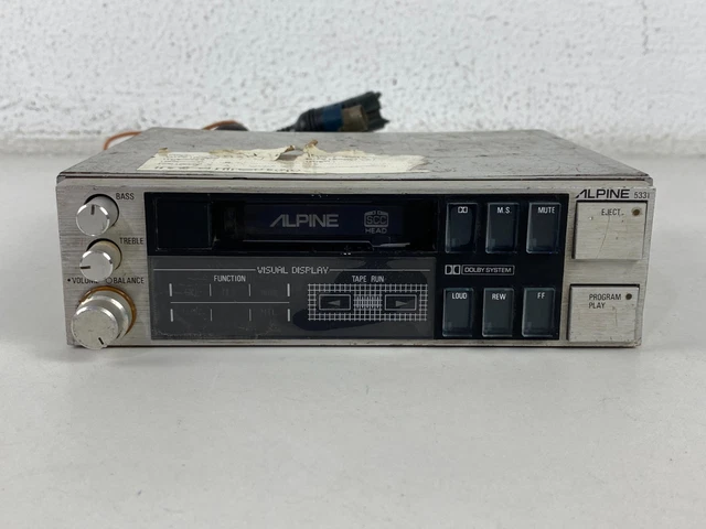 VINTAGE ALPINE 5331 cassette car stereo Japan £170.19 - PicClick UK