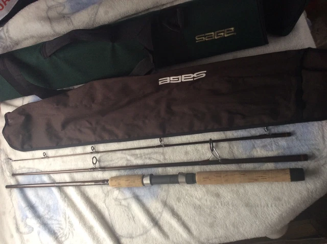SAGE 3-PIECE 7' Graphite III 10-20lb travel spinning rod rod bag and ...