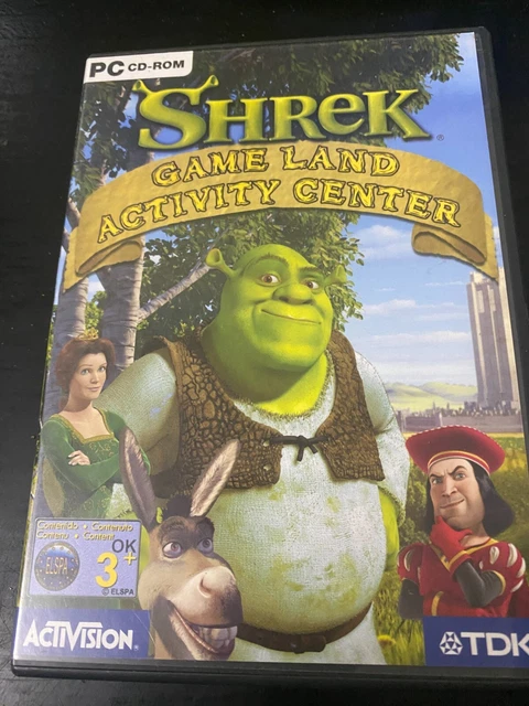 SHREK GAME LAND Activity Center - PC CD-ROM- family with instructions £ ...