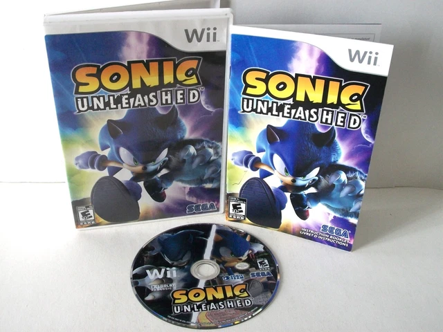 SONIC UNLEASHED NINTENDO Wii Complete Game Disc Hedgehog Werehog SEGA ...