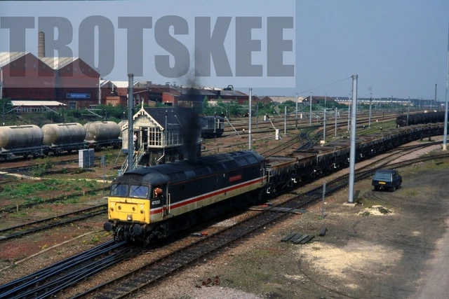35MM SLIDE BR British Railways Diesel loco Class 47 47550 1995 Original £4.98 - PicClick UK