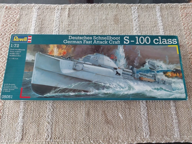 GERMAN FAST ATTACK Schnellboot S-100 Class Revell 1:72 EUR 34,00 ...